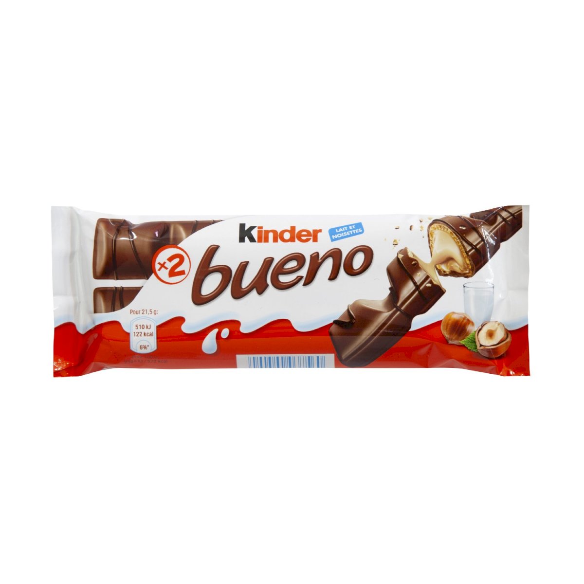 BARRE CHOCOLATEE ST 43 GR KINDER BUENO - Groupe Logipro