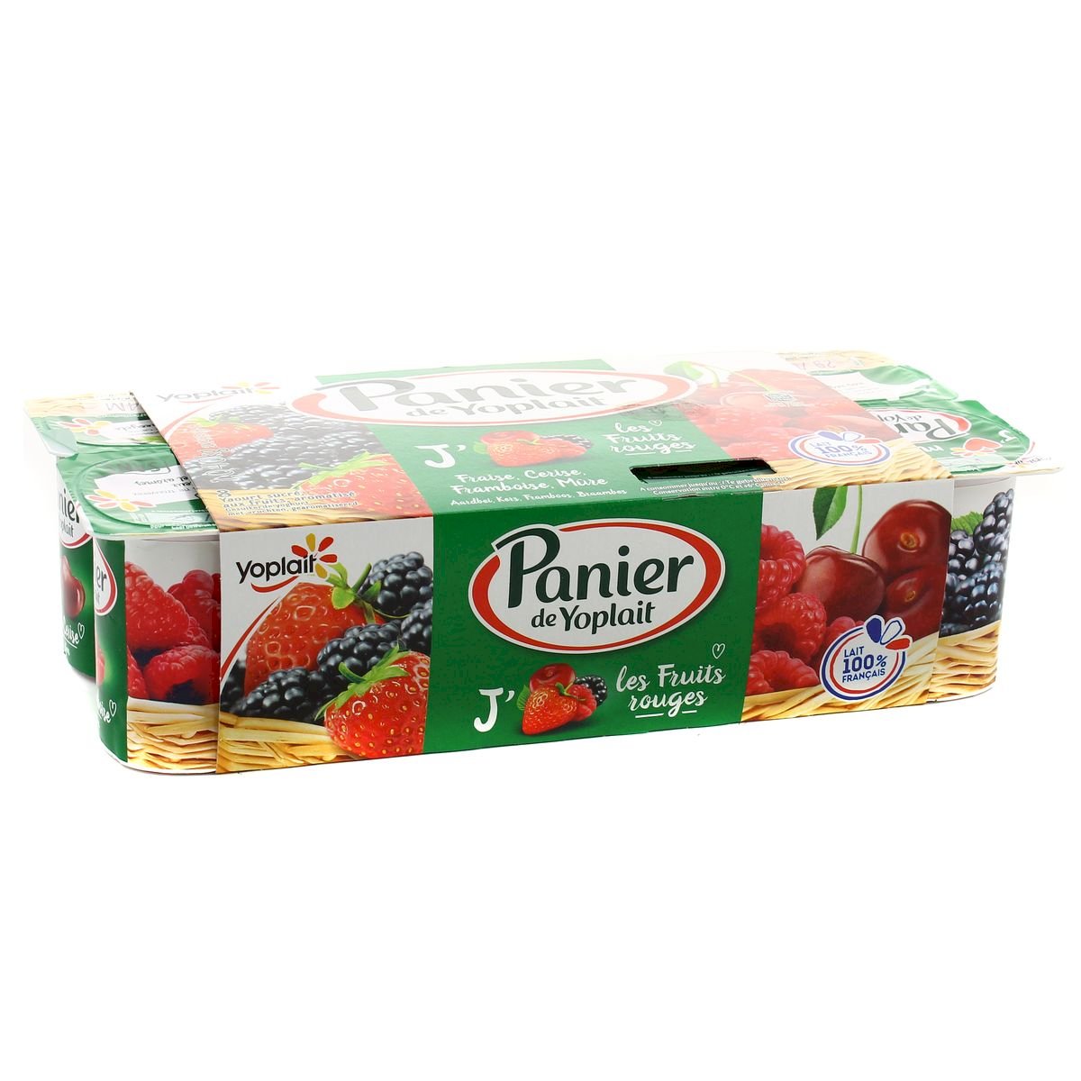 YAOURT FRUITS ROUGES AV MCX POT 8 X 125 PANIER DE YOPLAIT - Groupe Logipro